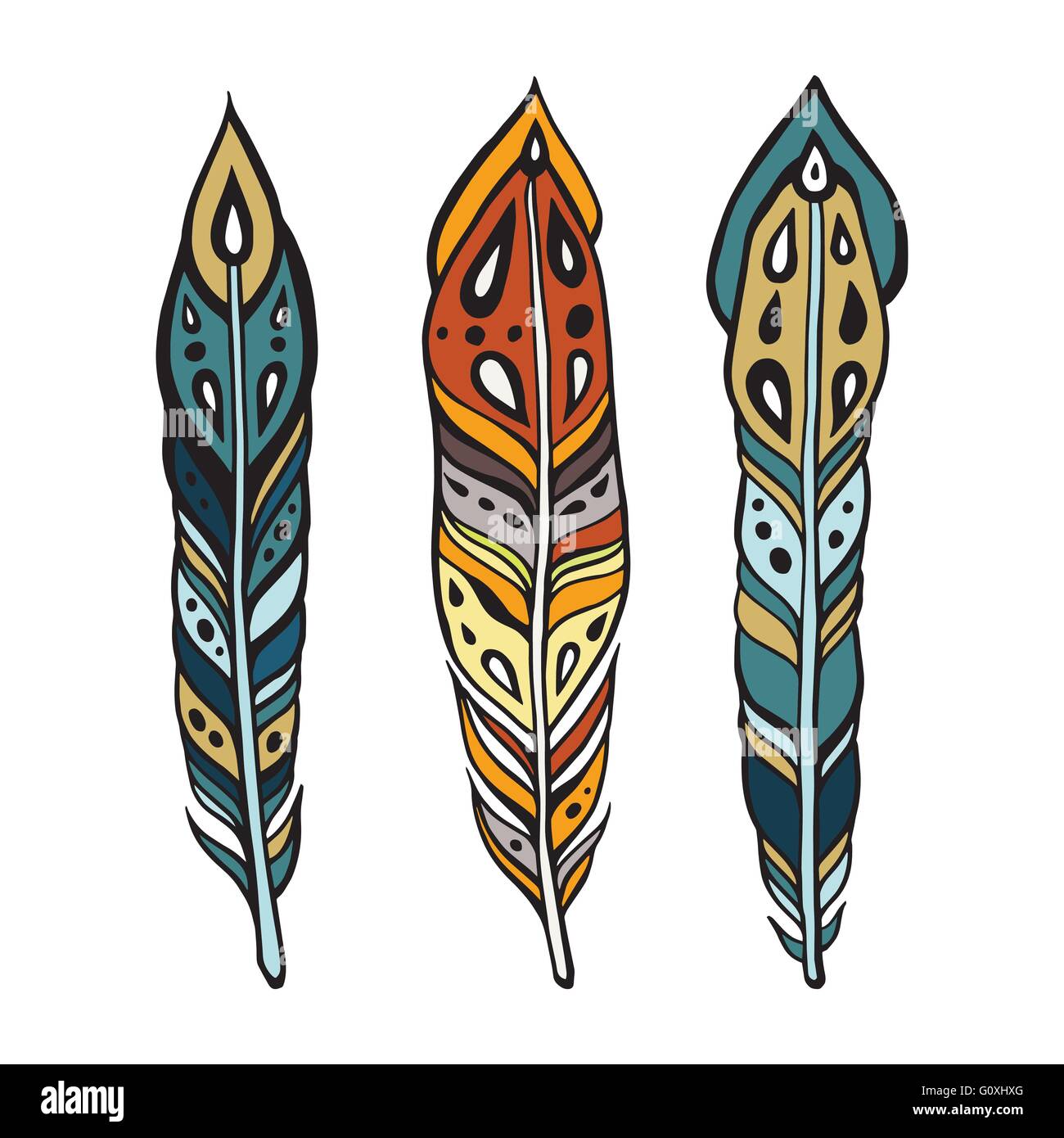 Indian peacock white feathers Stock Vector Images - Alamy