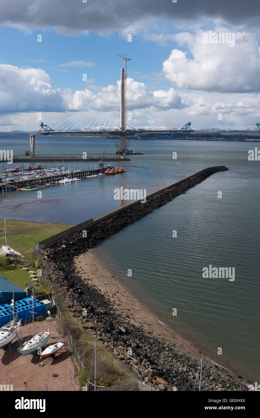 The new Forth Bridge, Queensferry Crossing under construction Stock ...