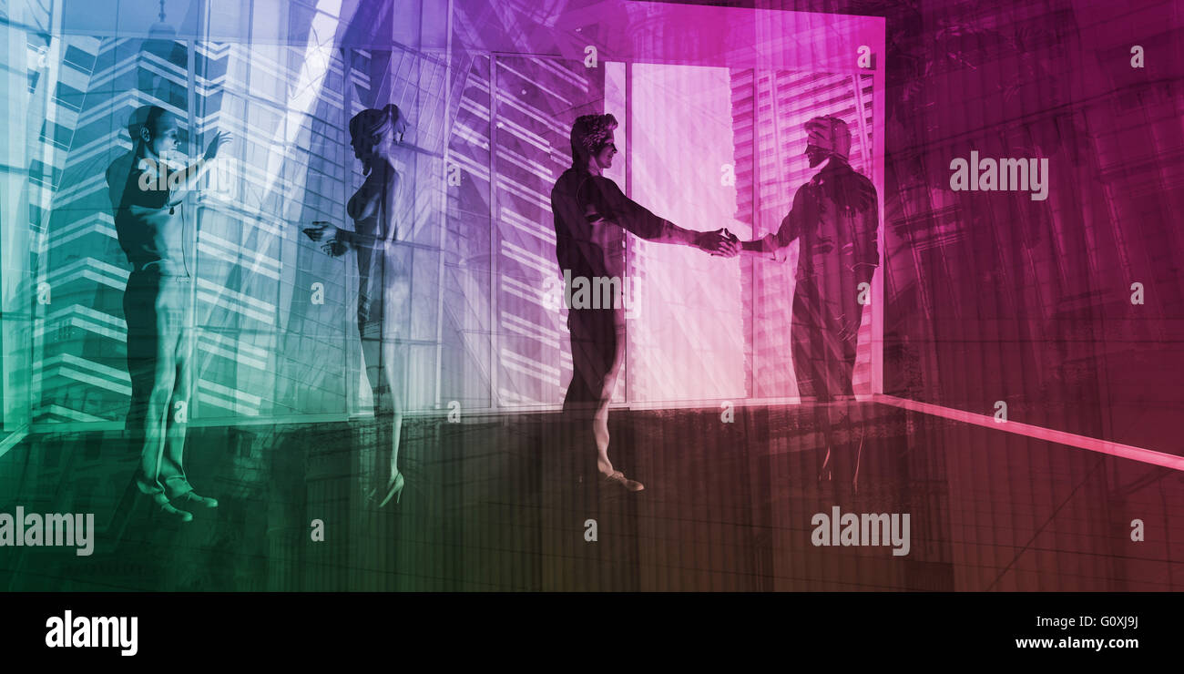 Business networking flyer hi-res stock photography and images - Alamy