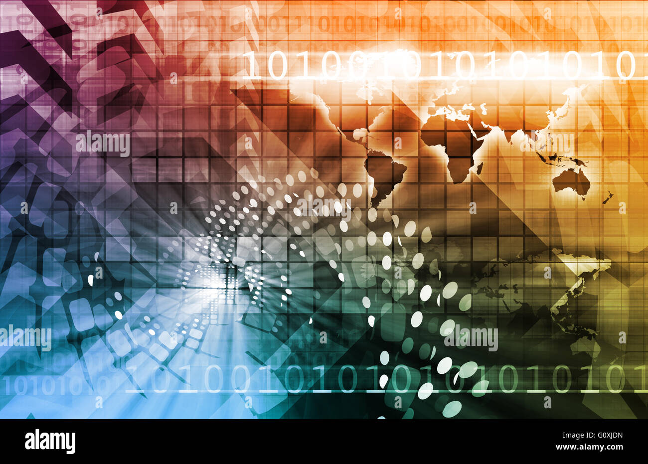 Technology Visual Concept of a Corporate Business Stock Photo - Alamy