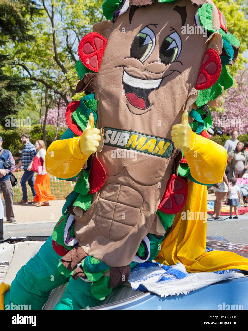 Subway Sandwich Mascot