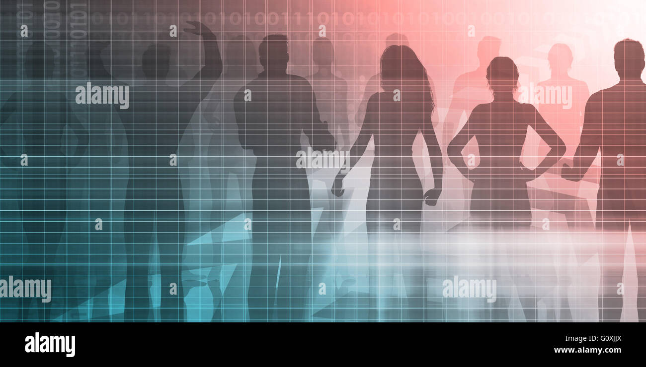 Staff Training and Management as a Presentation Background Stock Photo ...