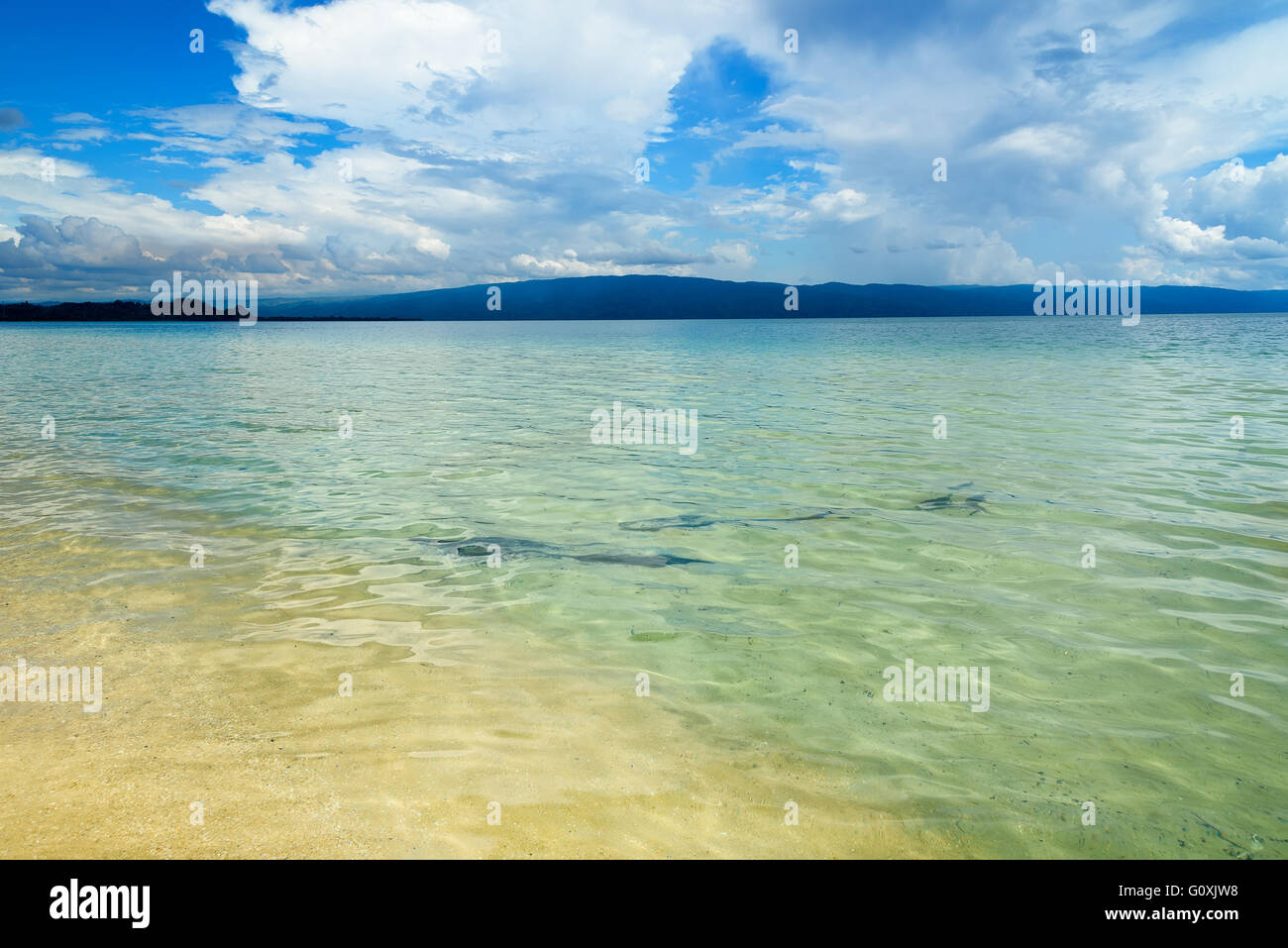 Siuri Beach at Poso lake. Central Sulawesi. Indonesia Stock Photo - Alamy