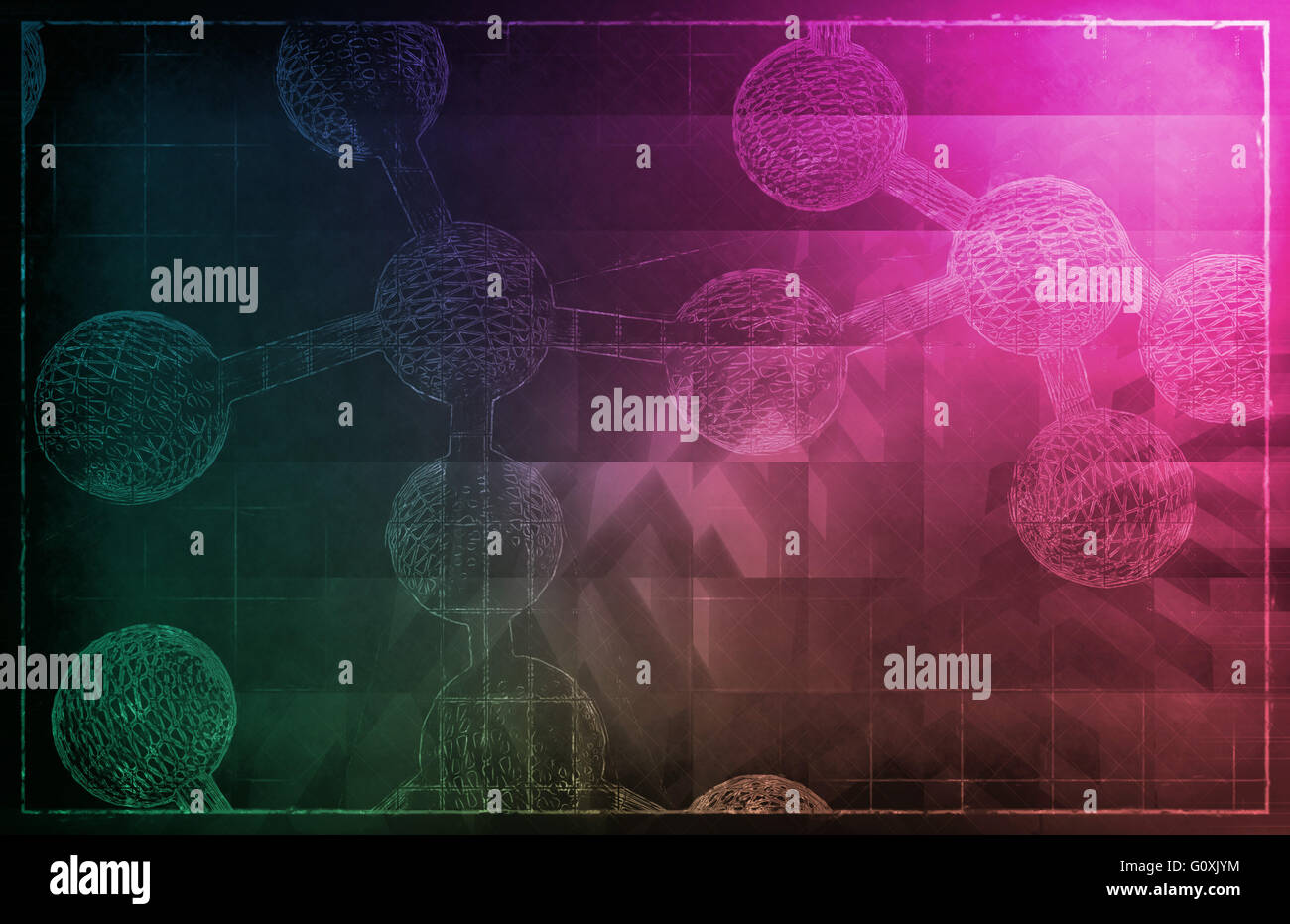 DNA Helix Abstract Science Genetic Background Art Stock Photo - Alamy