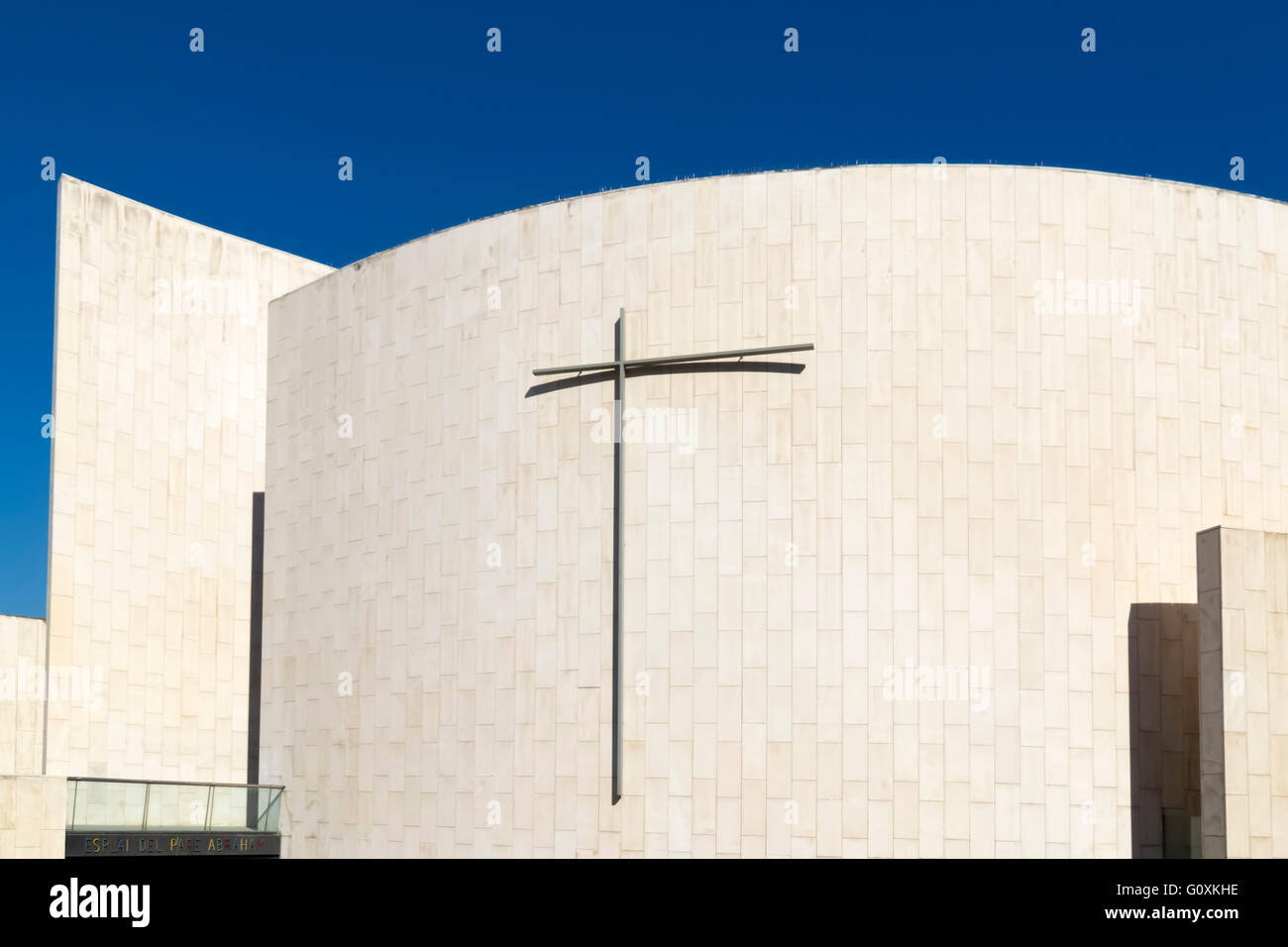 Abraham Ecumenical Centre Church in Barcelona, Spain Stock Photo - Alamy