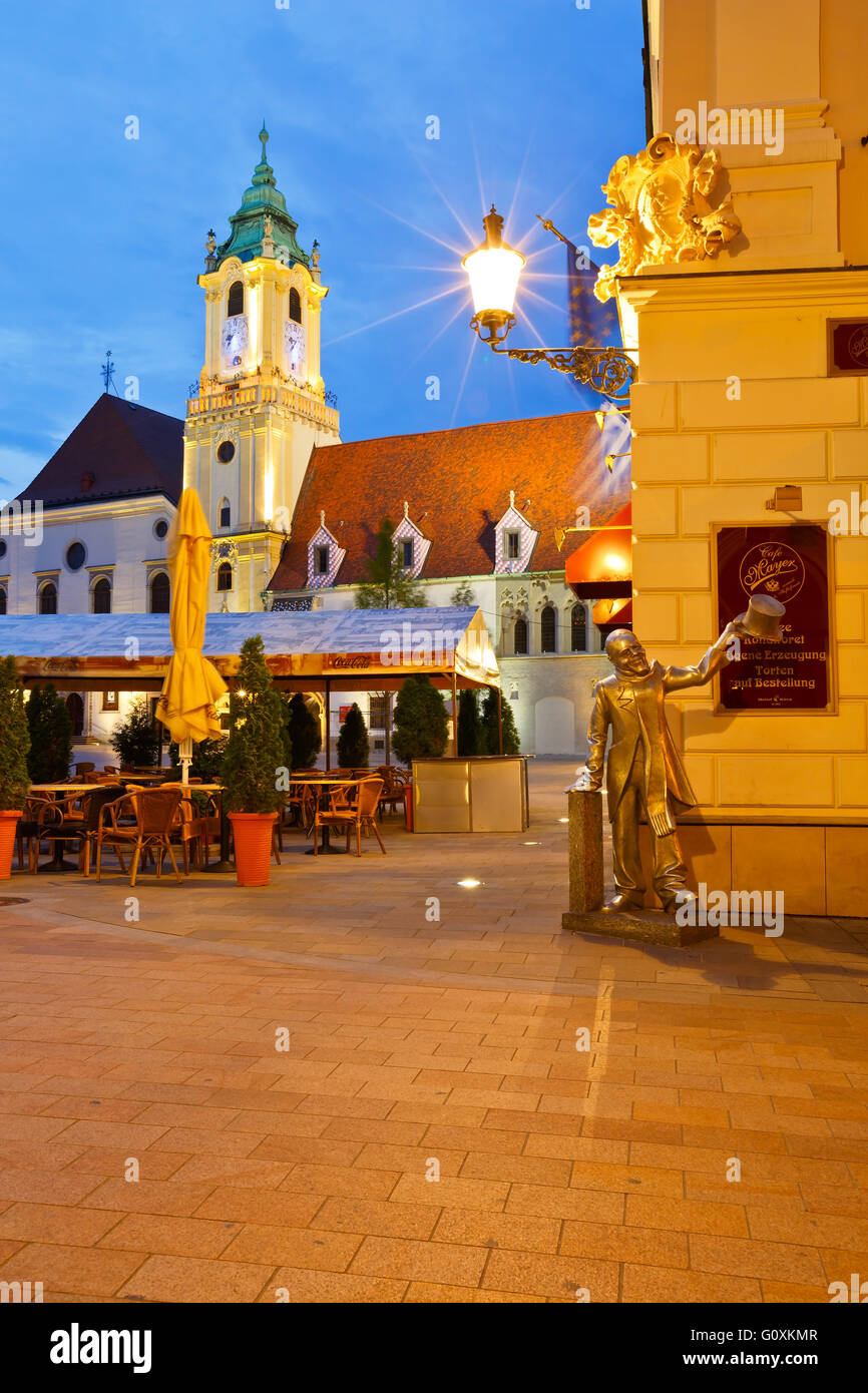 Bratislava main square restaurant hi-res stock photography and images ...