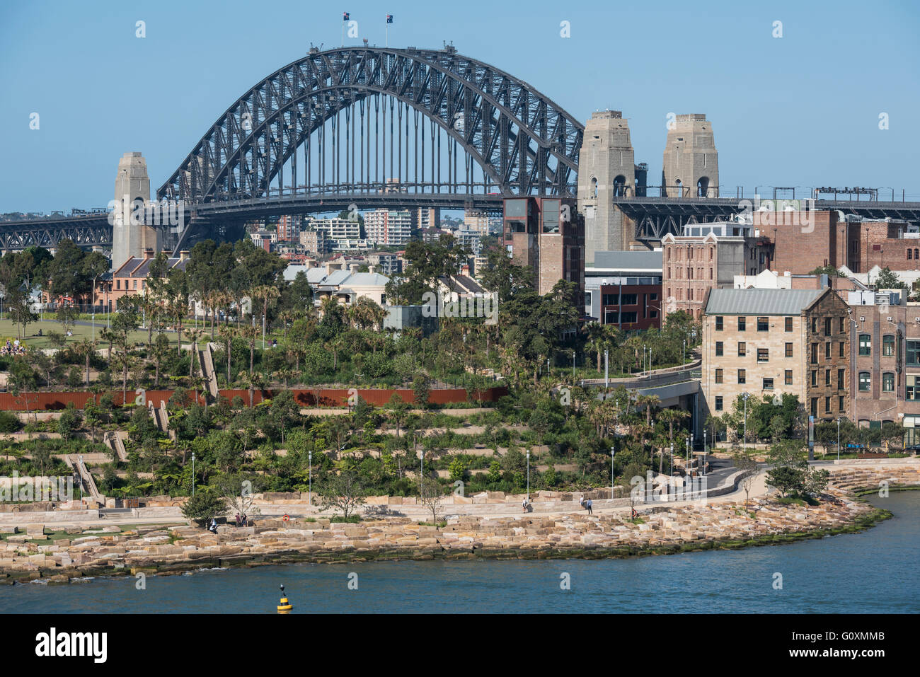 Barangaroo Reserve and Sydney Harbour Bridge, Australia Stock Photo - Alamy