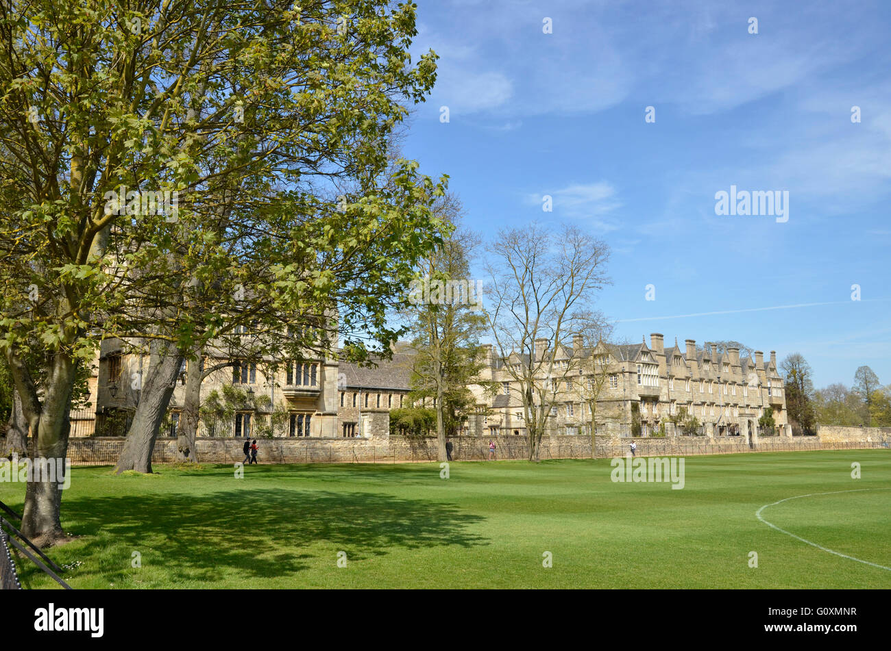 Merton College, part of Oxford University in Oxford, England Stock ...