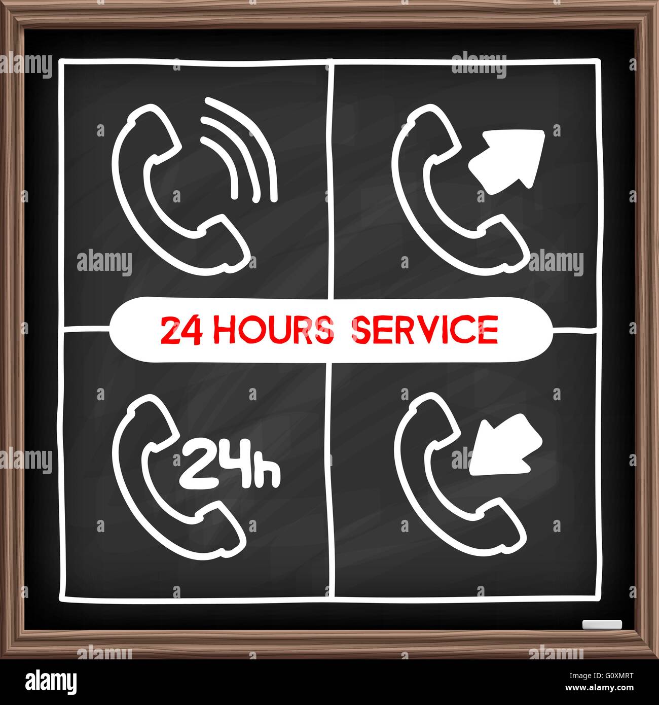 Doodle telephone icons set Stock Vector Image & Art - Alamy