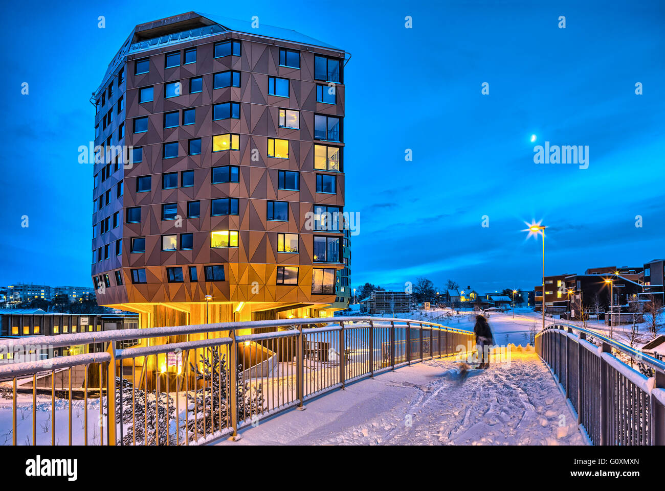 Residential high-rise buildings, accommodation with modern and ...