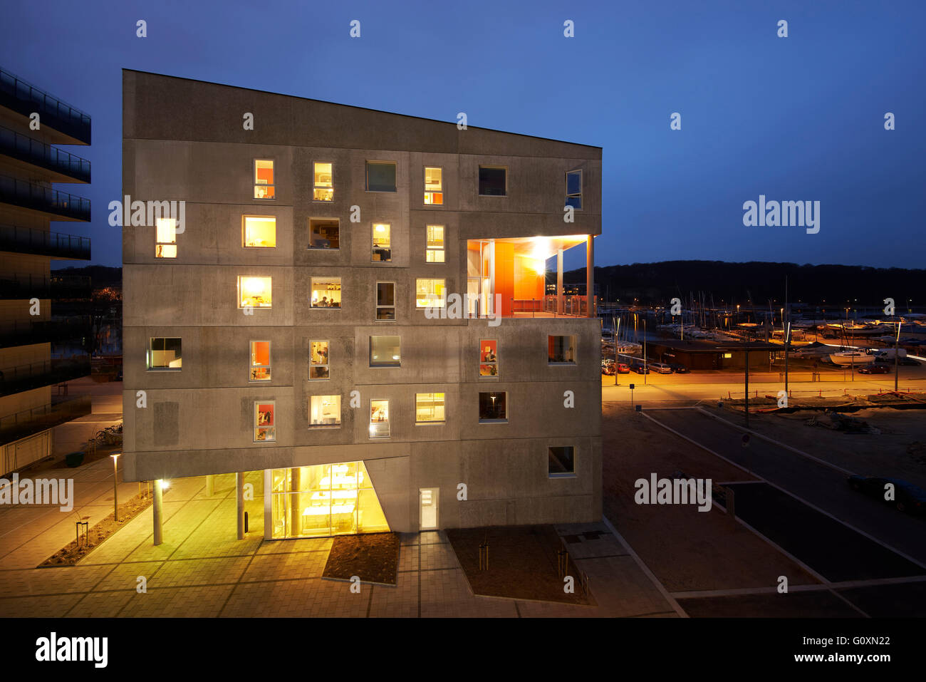 Interior with exterior view hi-res stock photography and images - Alamy
