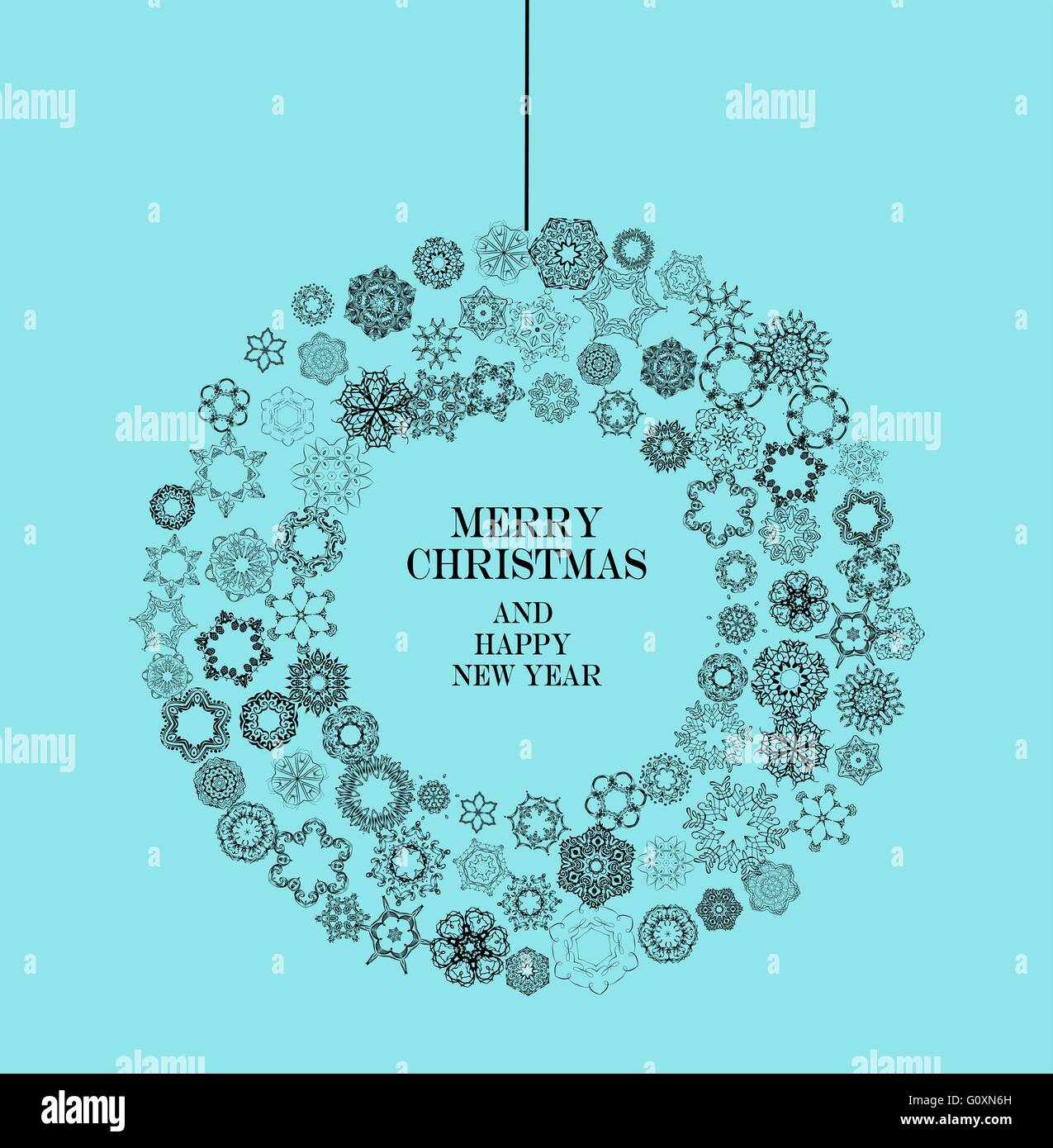 Collection of vector snowflakes Stock Vector Image & Art - Alamy