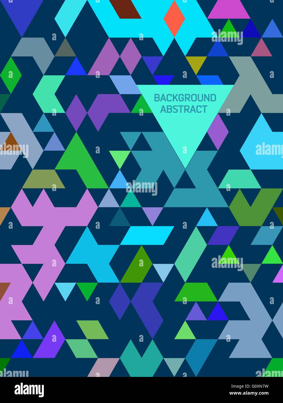 absract triangle background Stock Vector Image & Art - Alamy