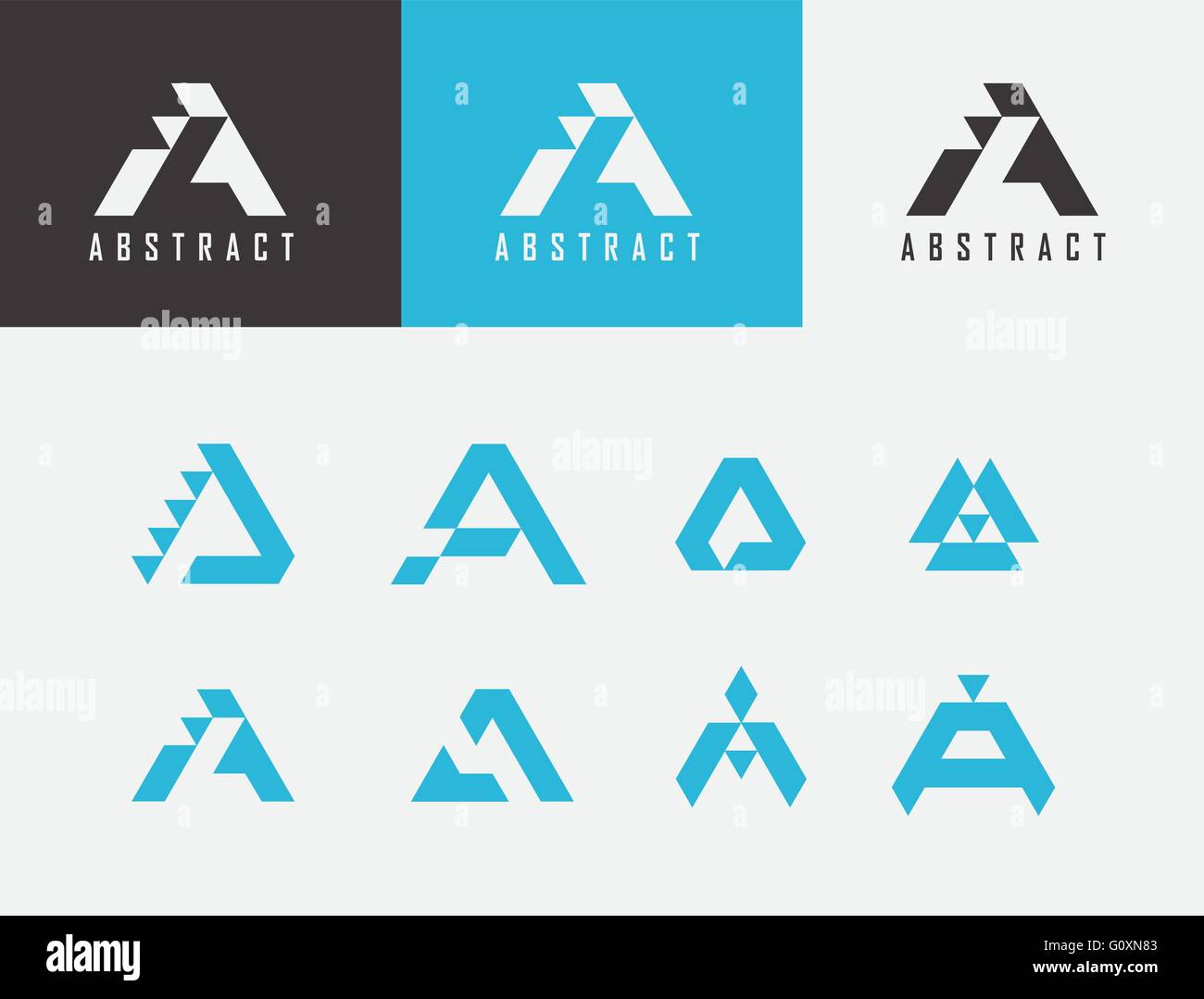 Letter A logo icon design template elements Stock Vector Image & Art ...