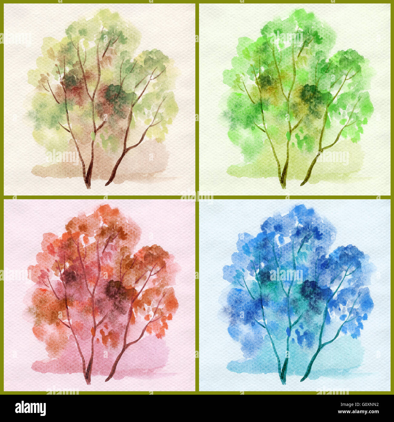 Tree water art nature water hi-res stock photography and images - Alamy