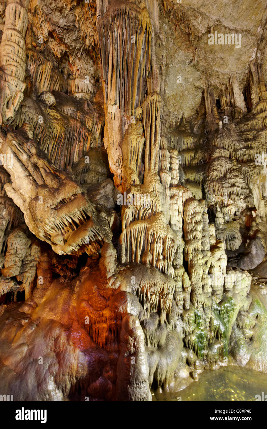 Dikteon cave. Place of Zeus birth. Crete. Greece. Vertical Stock Photo ...