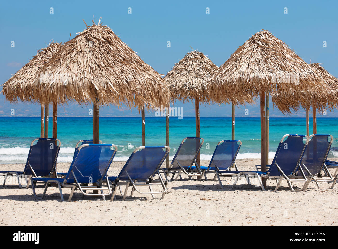 Chrysi beach crete hi-res stock photography and images - Alamy