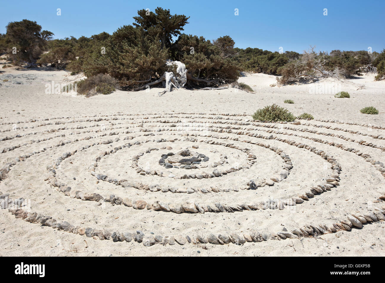 Chrysi beach crete hi-res stock photography and images - Alamy