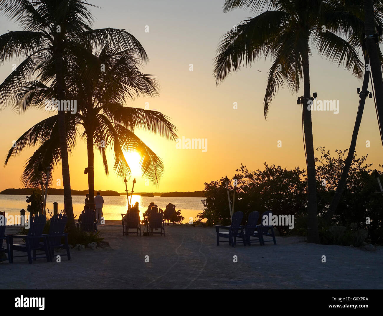 Wonderful sunset in the Florida Keys - KEY WEST, FLORIDA APRIL 11, 2016 ...