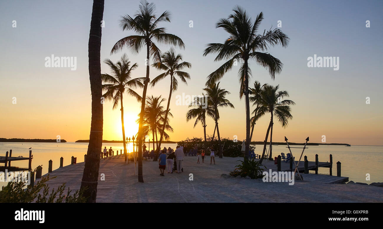 Wonderful sunset in the Florida Keys - KEY WEST, FLORIDA APRIL 11, 2016 ...