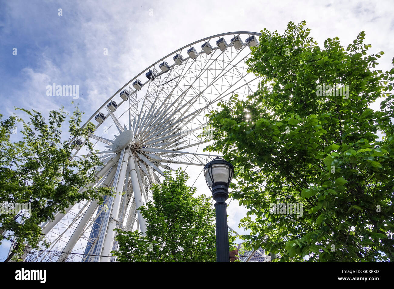 Atlanta Skyview Ferris Wheel Stock Photo - Alamy