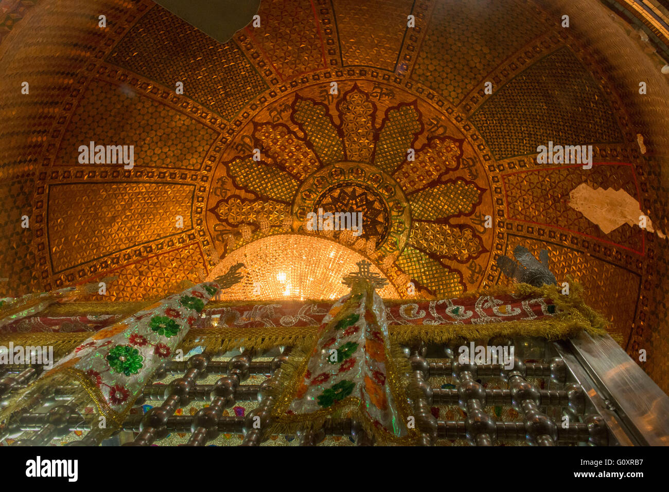 Hussain Tekri, The Golden Dome Of The Shrine Stock Photo - Alamy