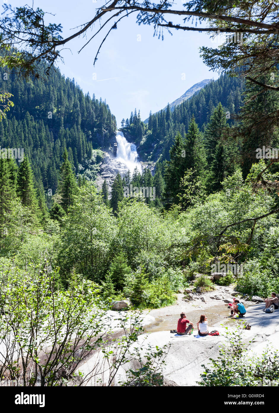 Krimml Waterfalls Austria Stock Photo - Alamy