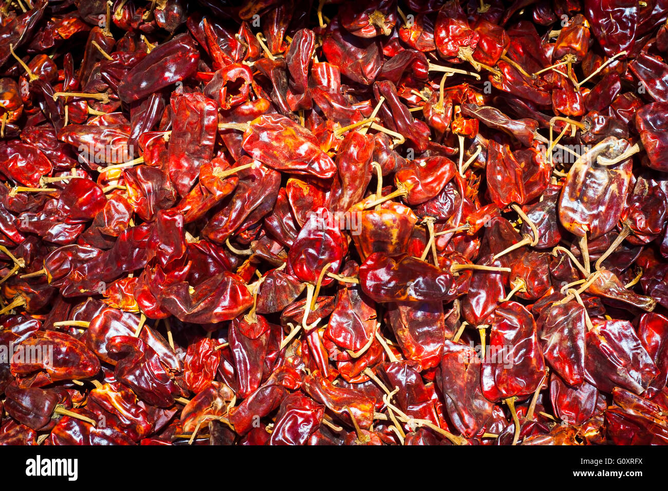dried red chilli peppers Stock Photo - Alamy