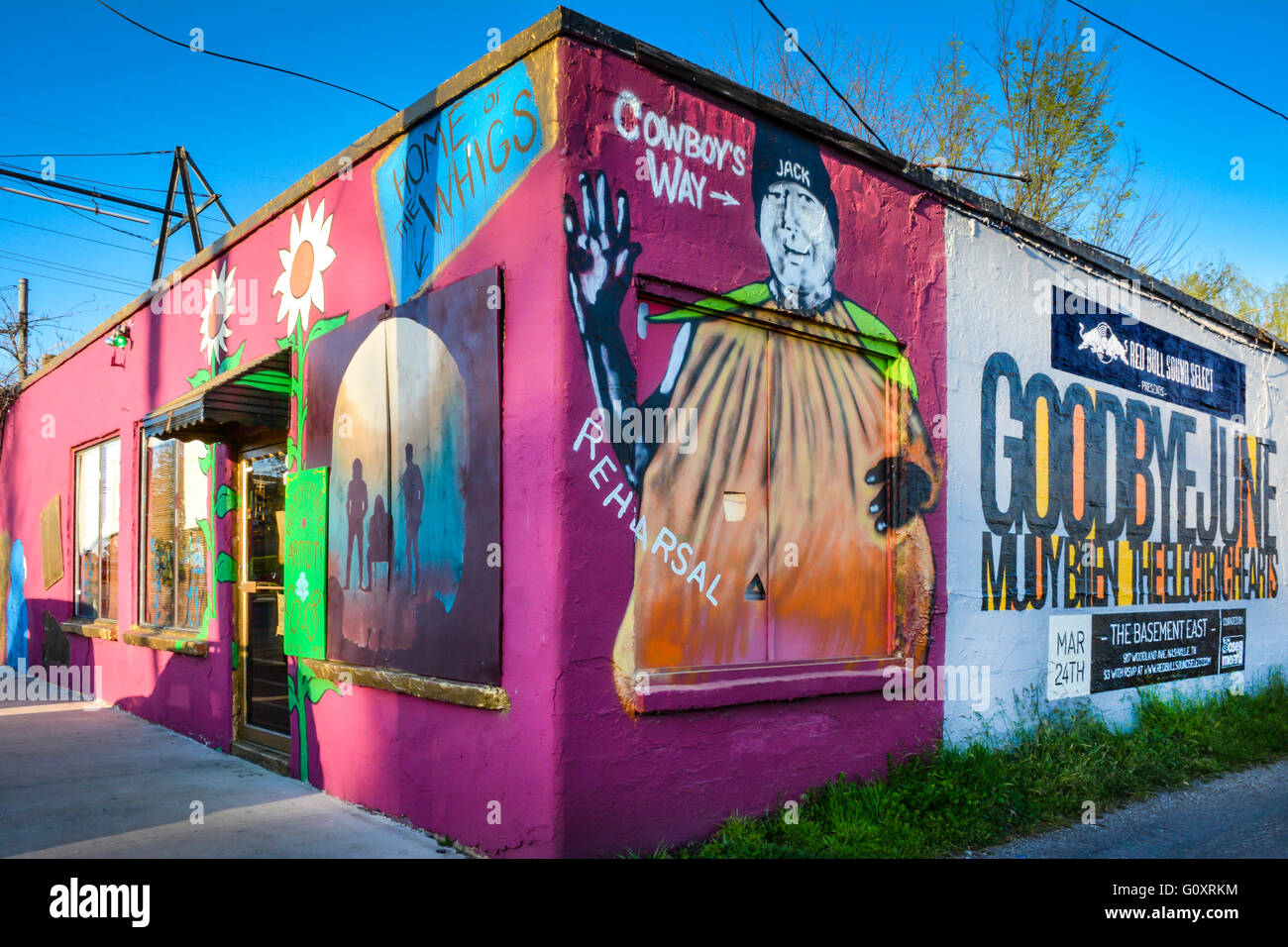 The Performance Artist Co-Op building is wildly artistic and colorful ...