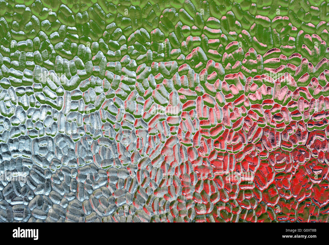 Dimpled glass colours Stock Photo - Alamy