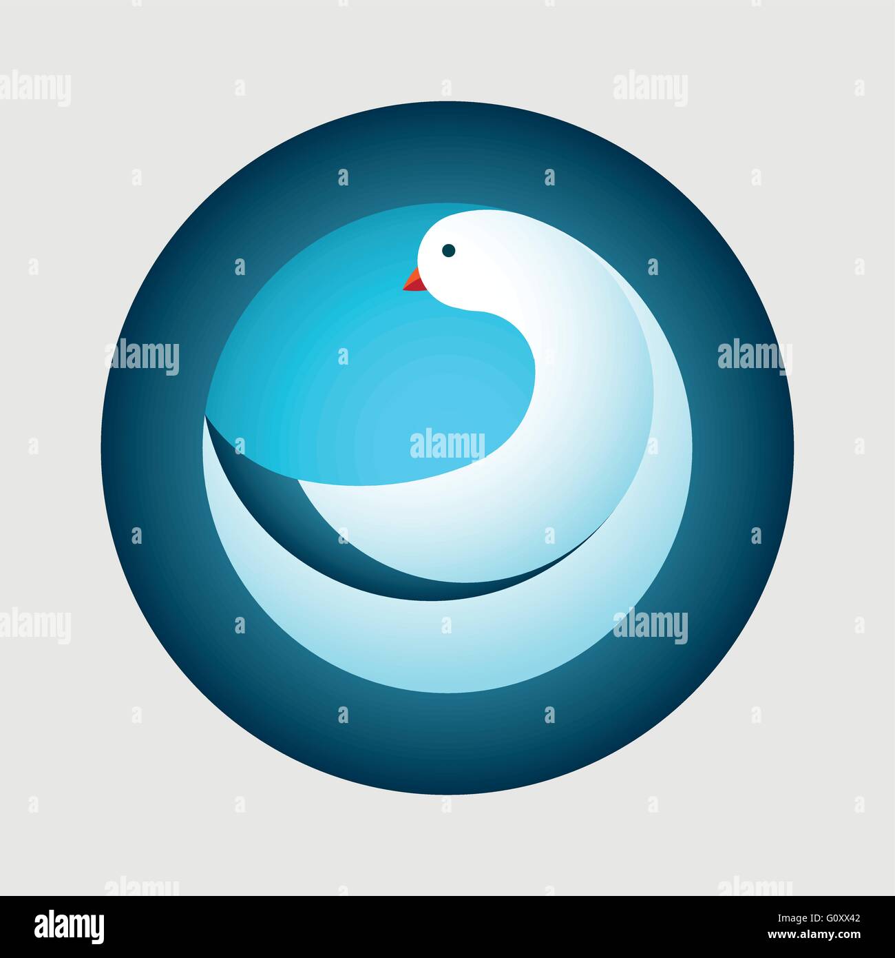 Vector bird symbol Stock Vector Image & Art - Alamy