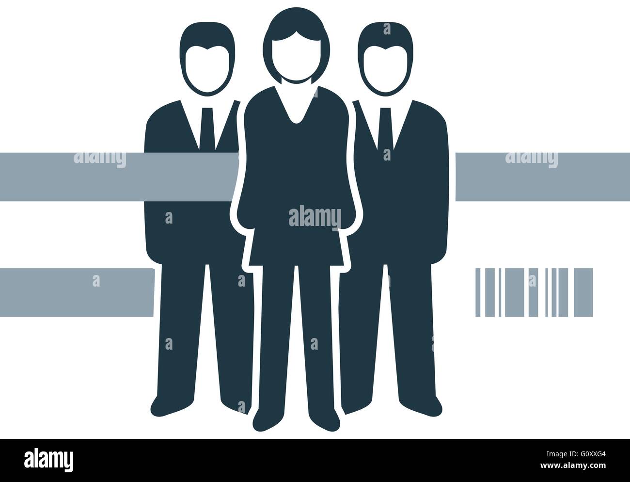 Vector isolated business people Stock Vector Images - Alamy