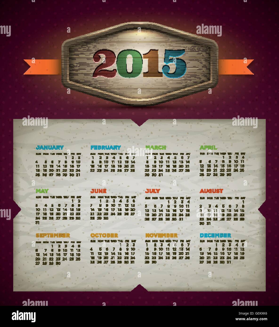 Calendar vector hi-res stock photography and images - Alamy