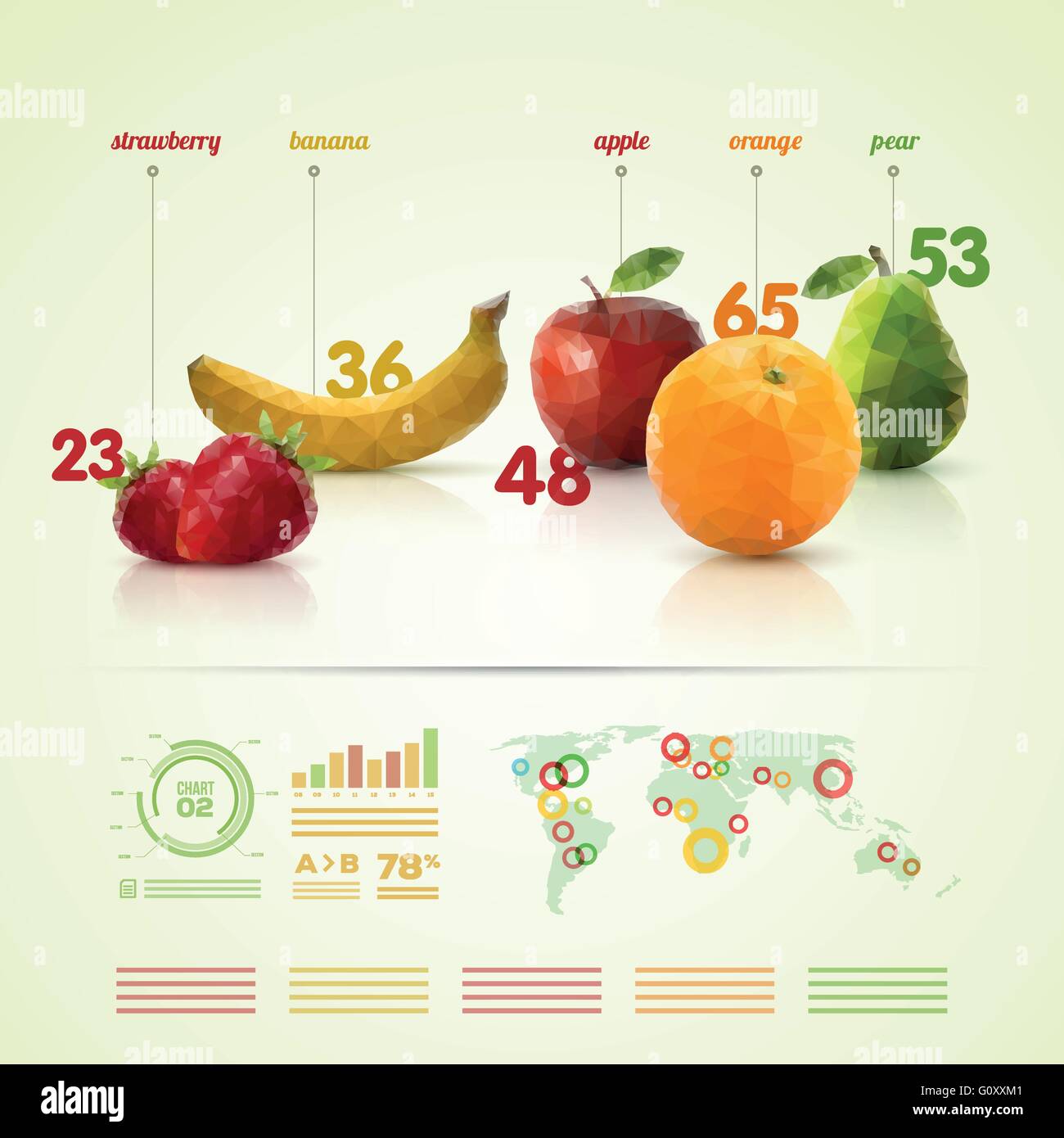 Apple Fruit Infographic