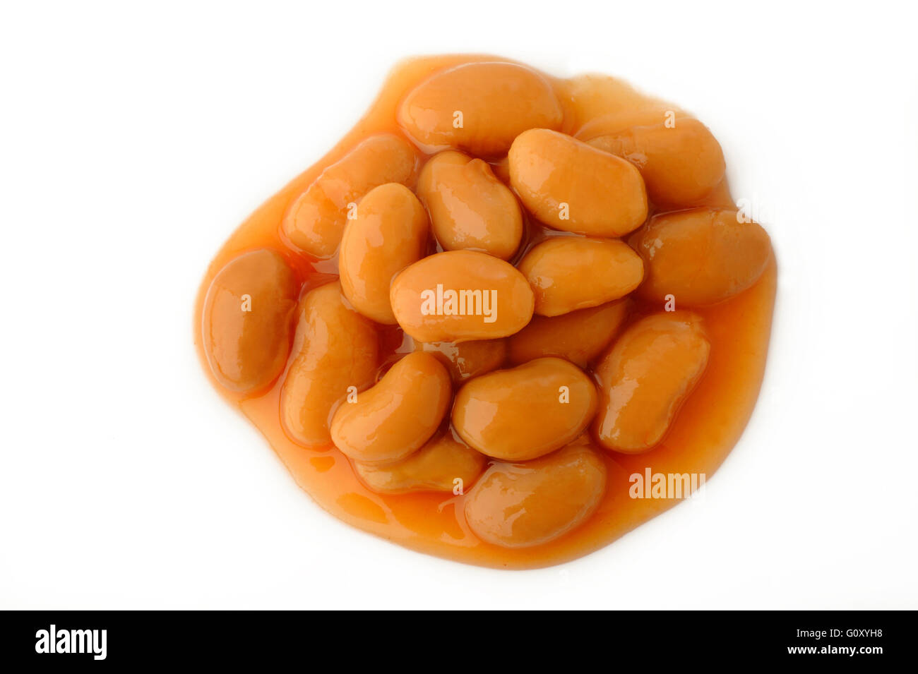 Baked beans in tomato sauce Stock Photo - Alamy