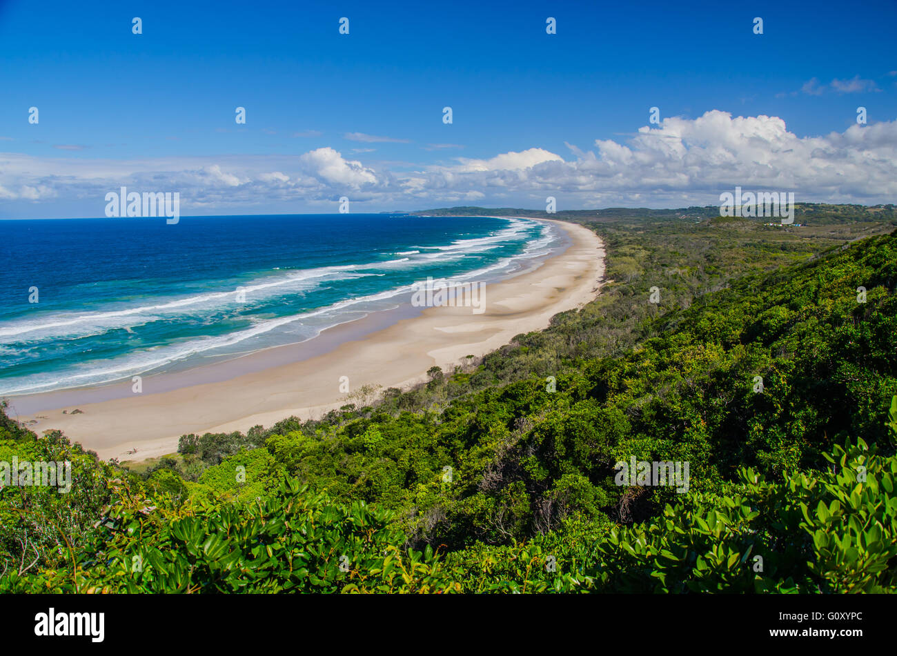 Beach at Byron Bay Stock Photo - Alamy