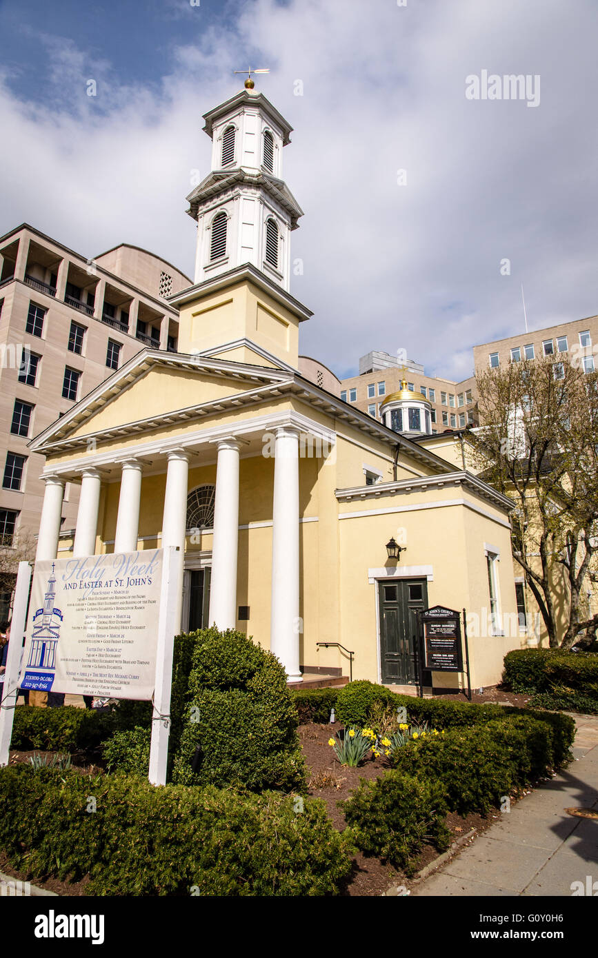 Saint johns episcopal church washington hi-res stock photography and ...