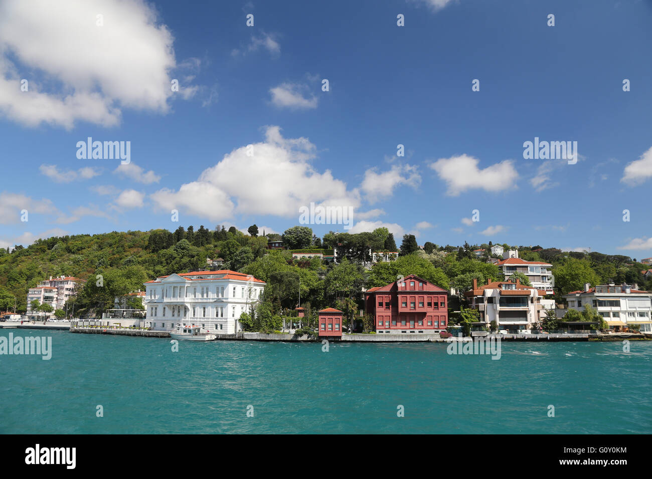 Buildings in Bosphorus Strait, Istanbul City, Turkey Stock Photo - Alamy
