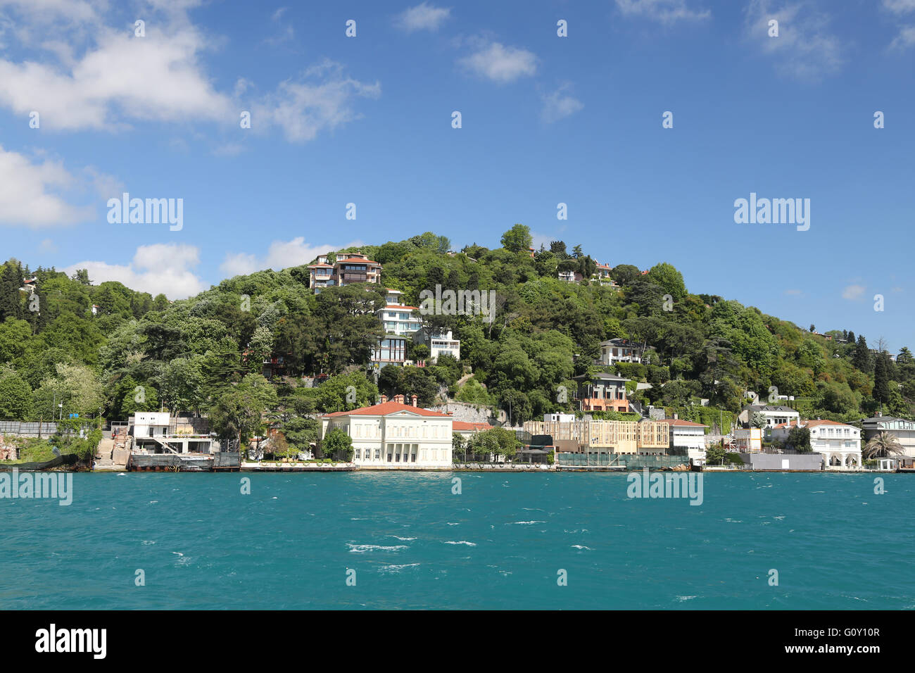 Buildings in Bosphorus Strait, Istanbul City, Turkey Stock Photo - Alamy