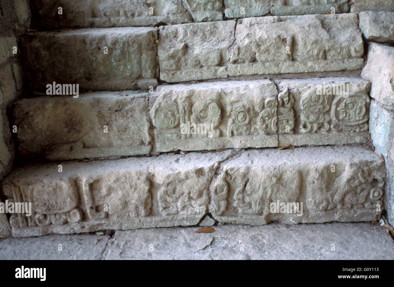 Copan hieroglyphic stairway hi-res stock photography and images - Alamy