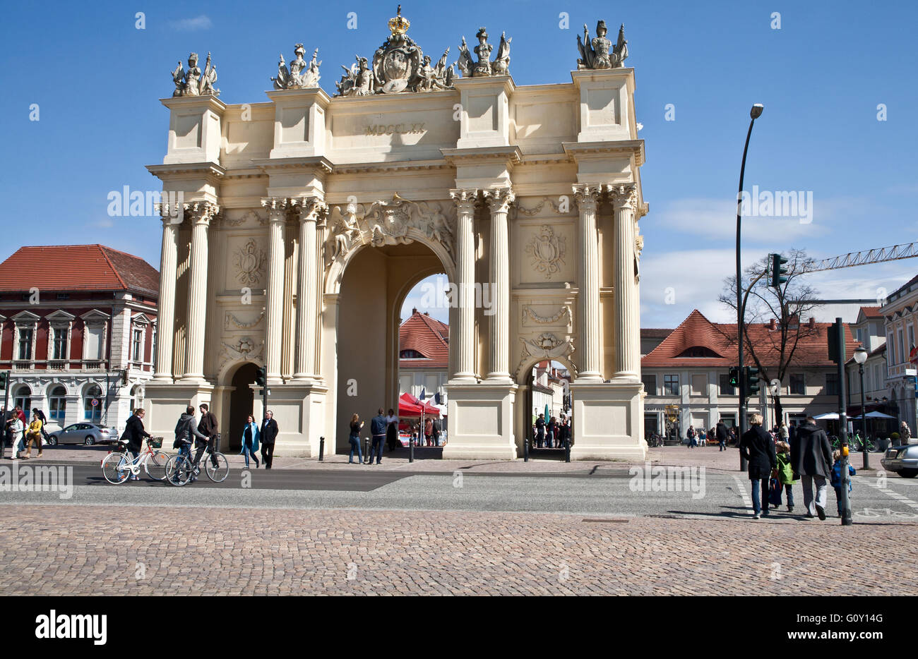 The Brandenburg Gate, Potsdam, Germany Stock Photo - Alamy