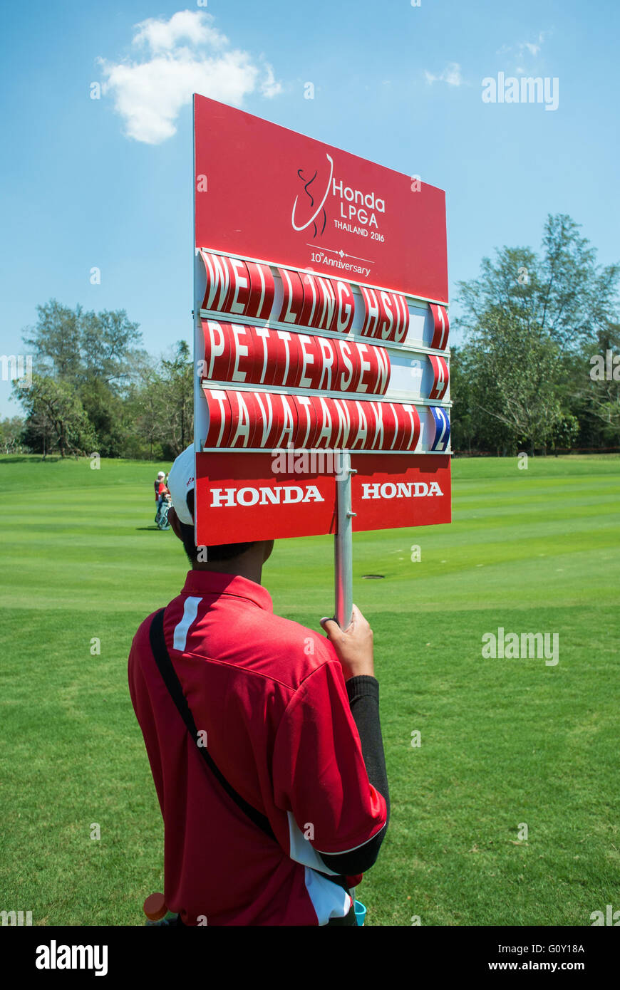 Ladies Golf Honda Thailand Open professional tournament Stock Photo - Alamy