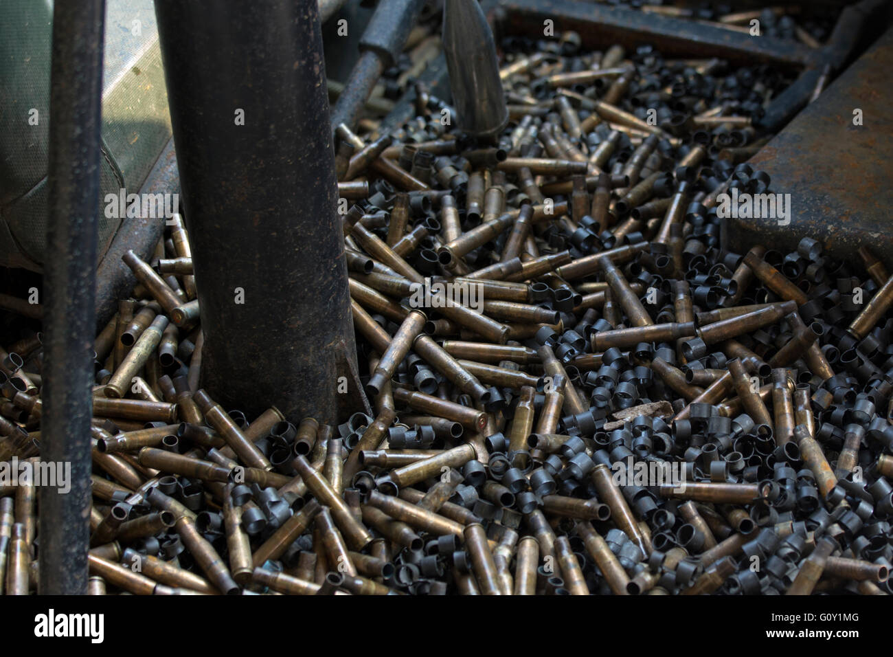 Used metal bullet from the war Stock Photo - Alamy
