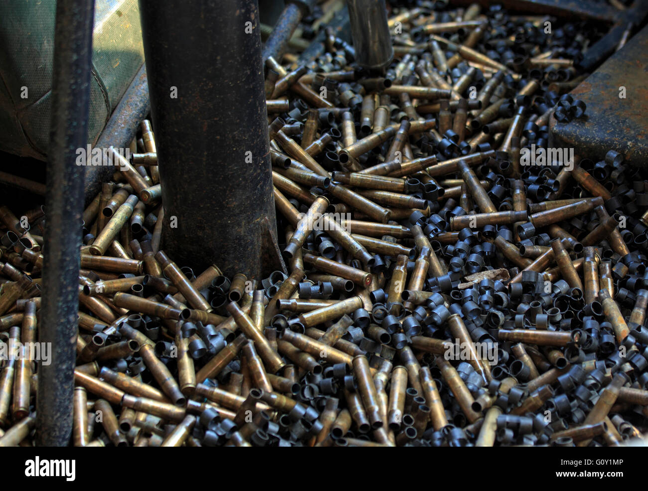 Used metal bullet from the war Stock Photo - Alamy