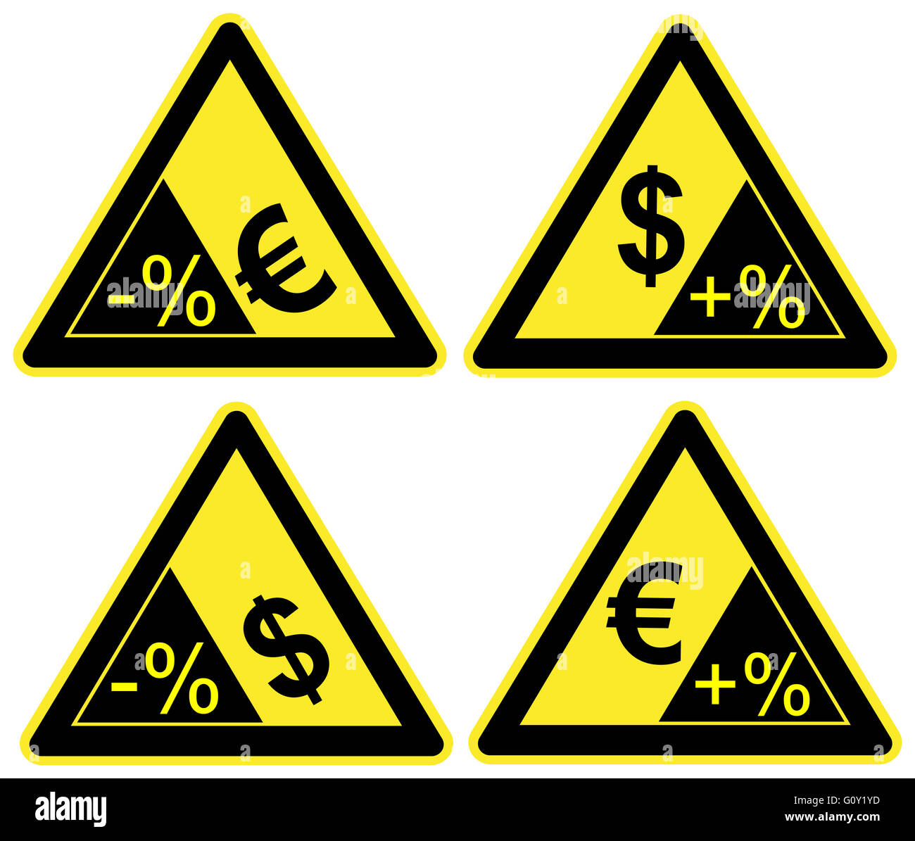 Euro versus Dollar Stock Photo - Alamy