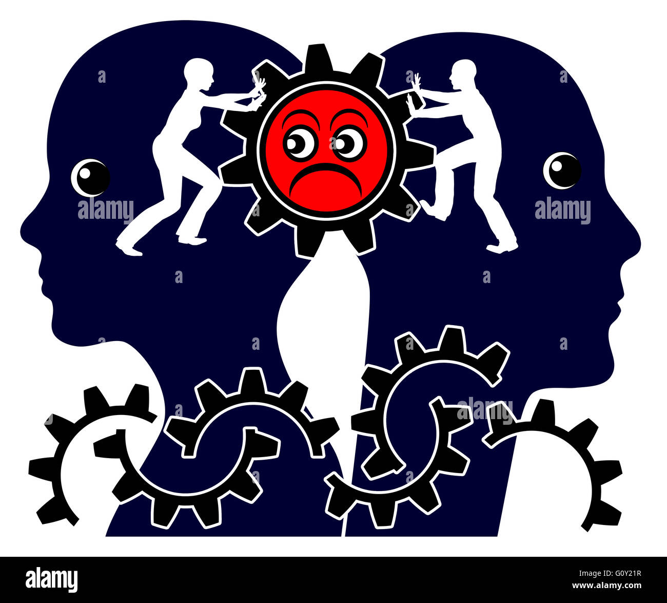 Fight situation Cut Out Stock Images & Pictures - Alamy