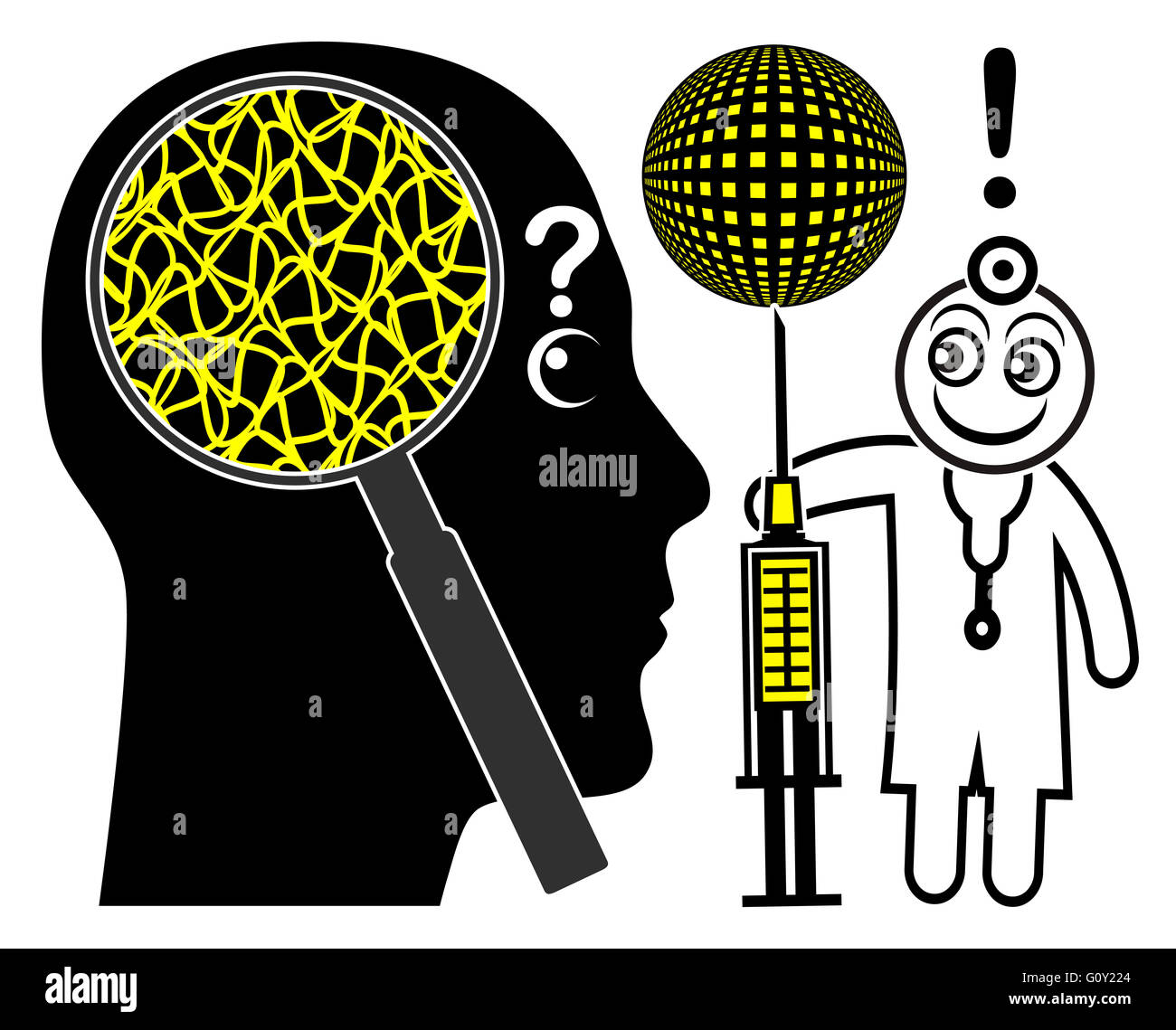 Insomnia mental disorder psychiatric Cut Out Stock Images & Pictures ...