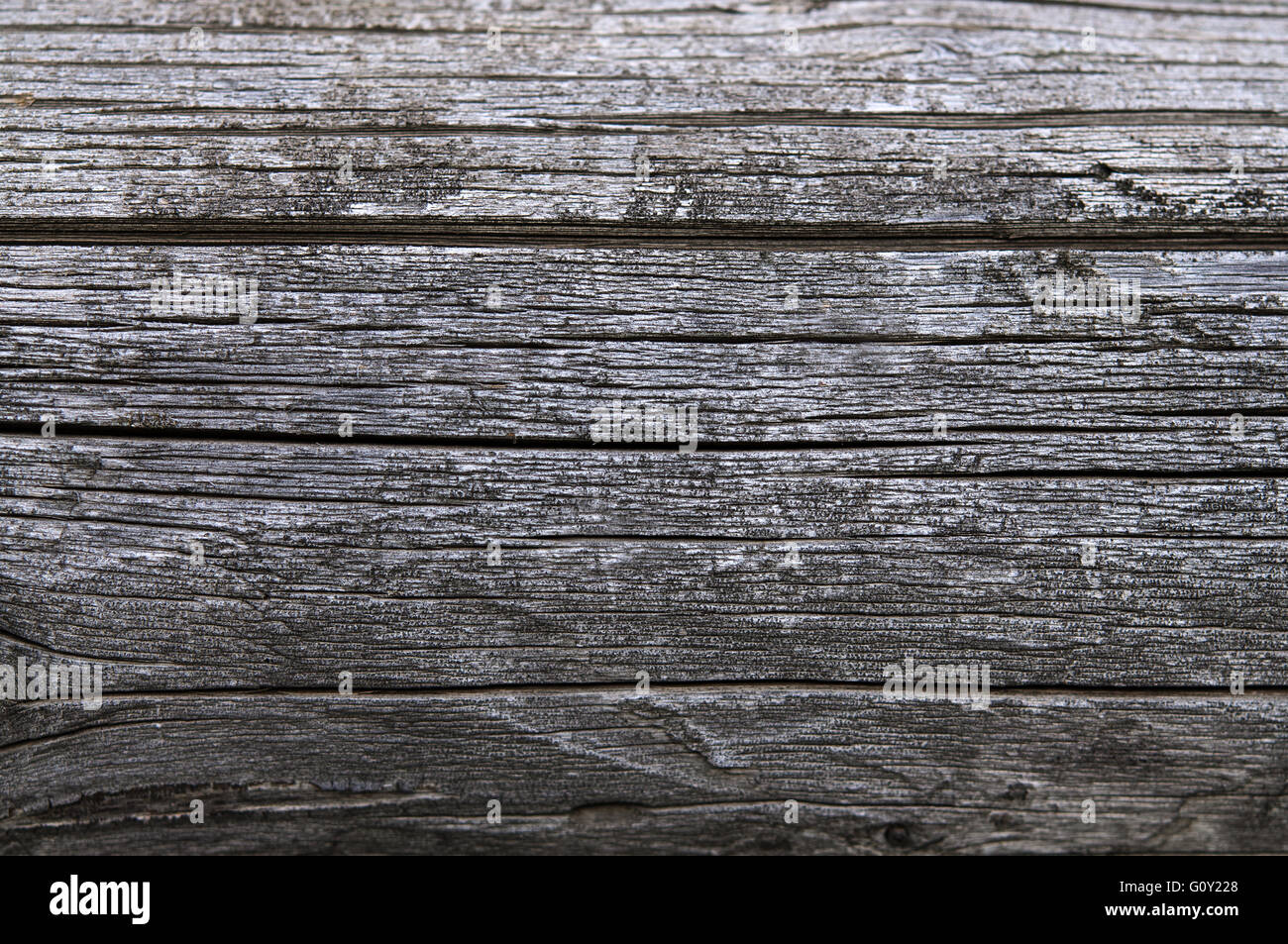 Gray old timbered wooden log background Stock Photo - Alamy
