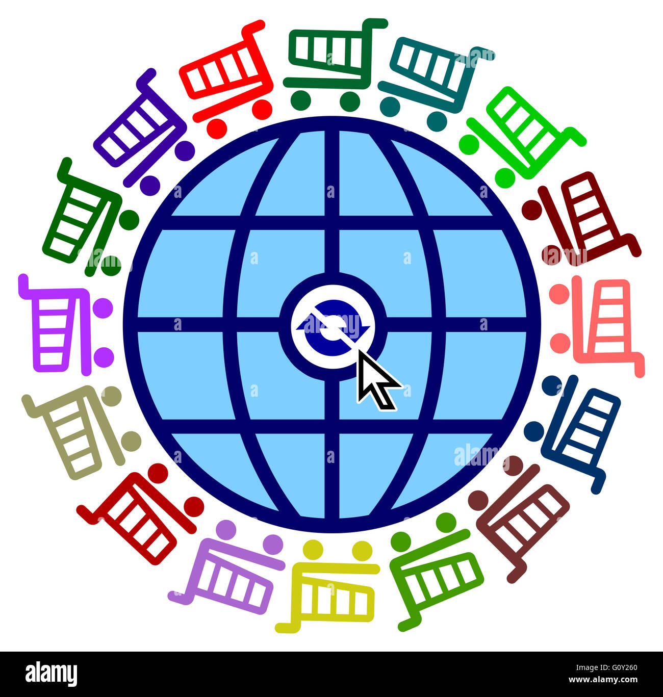 Virtual storefront shopping hi-res stock photography and images - Alamy