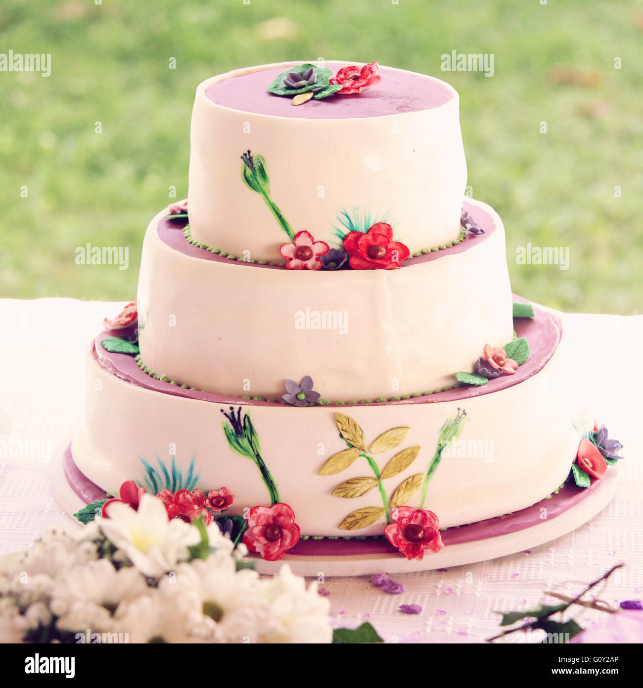 Beautiful cake design hi-res stock photography and images - Alamy